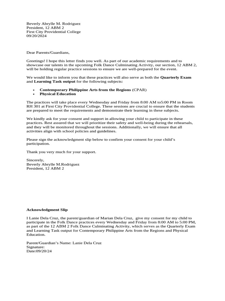 12 ABM 2 Approval Letter | PDF