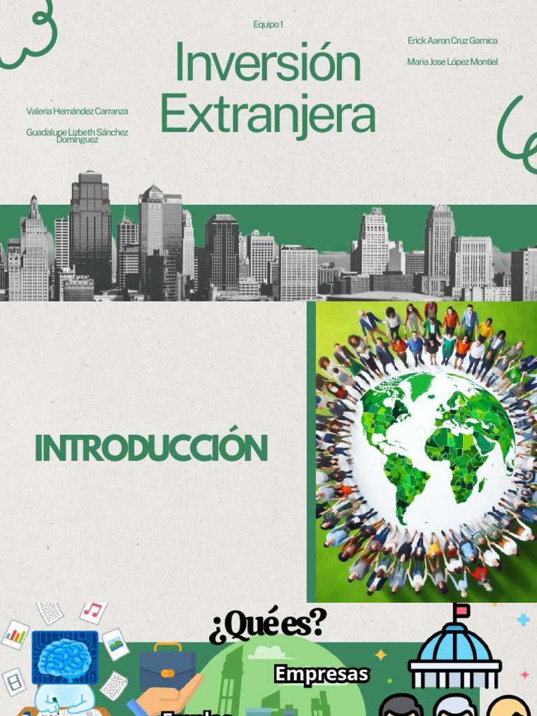 Presentación de Inversion Extranjera | PDF | La inversión extranjera ...