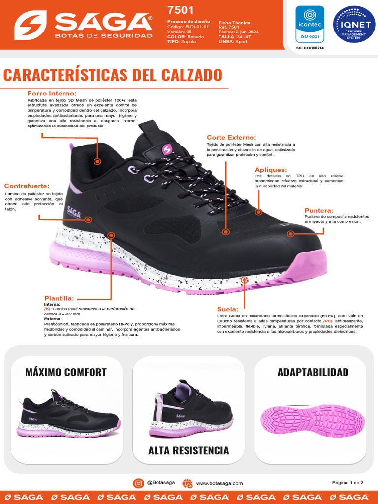 Saga - Deportivo 7501 | PDF