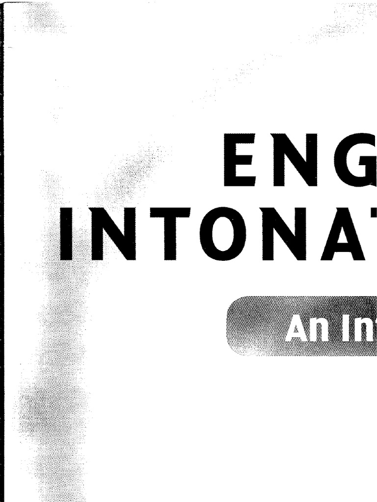 English Intonation An Introduction | PDF