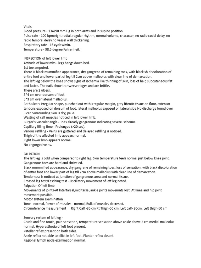 BVD Case Sheet | PDF