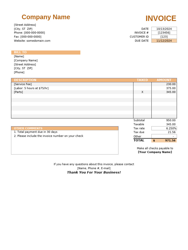 Tryy Nyo Napala BasicInvoice 1-WPS Office | PDF