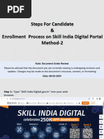 Skill India Portal Registration Guide | PDF