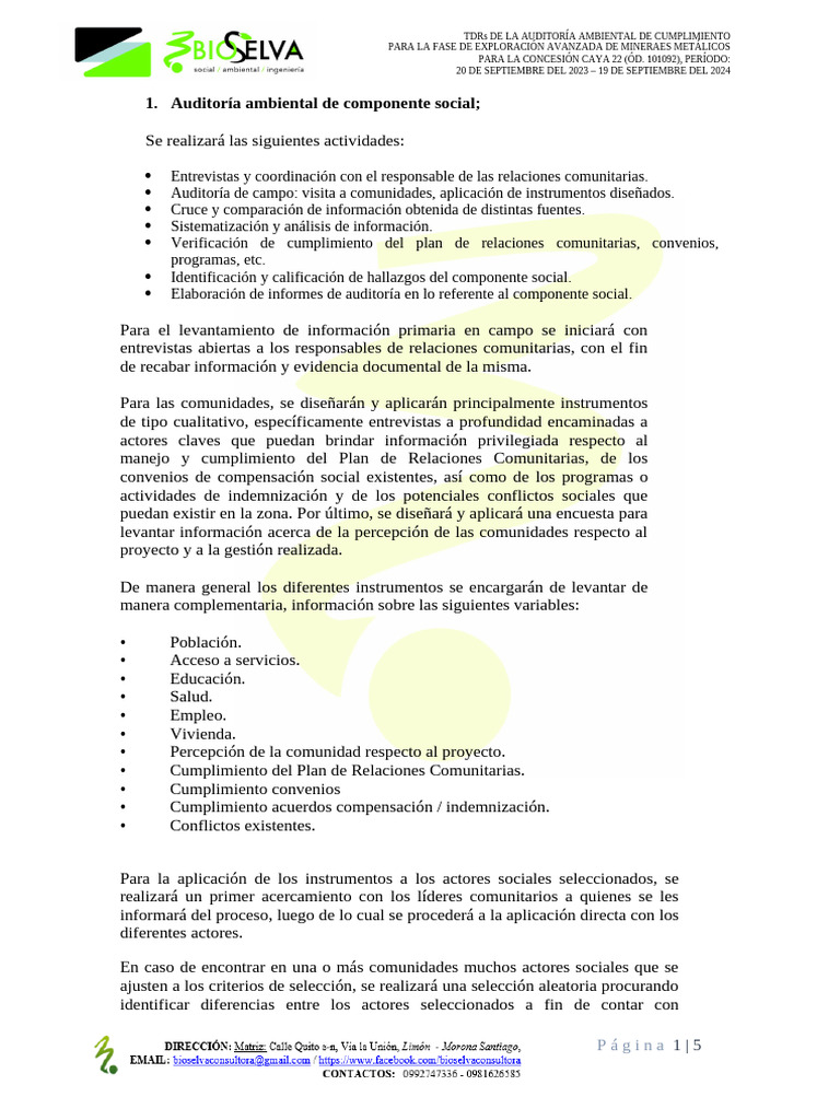 Metodologia, Componente Social | PDF