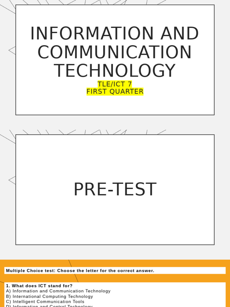 ICT Sectors and Career Paths for Grade 7 | PDF | Call Centre ...