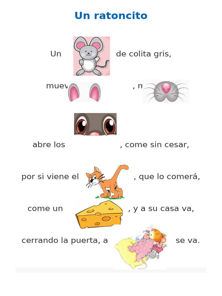 Un ratoncito | PDF
