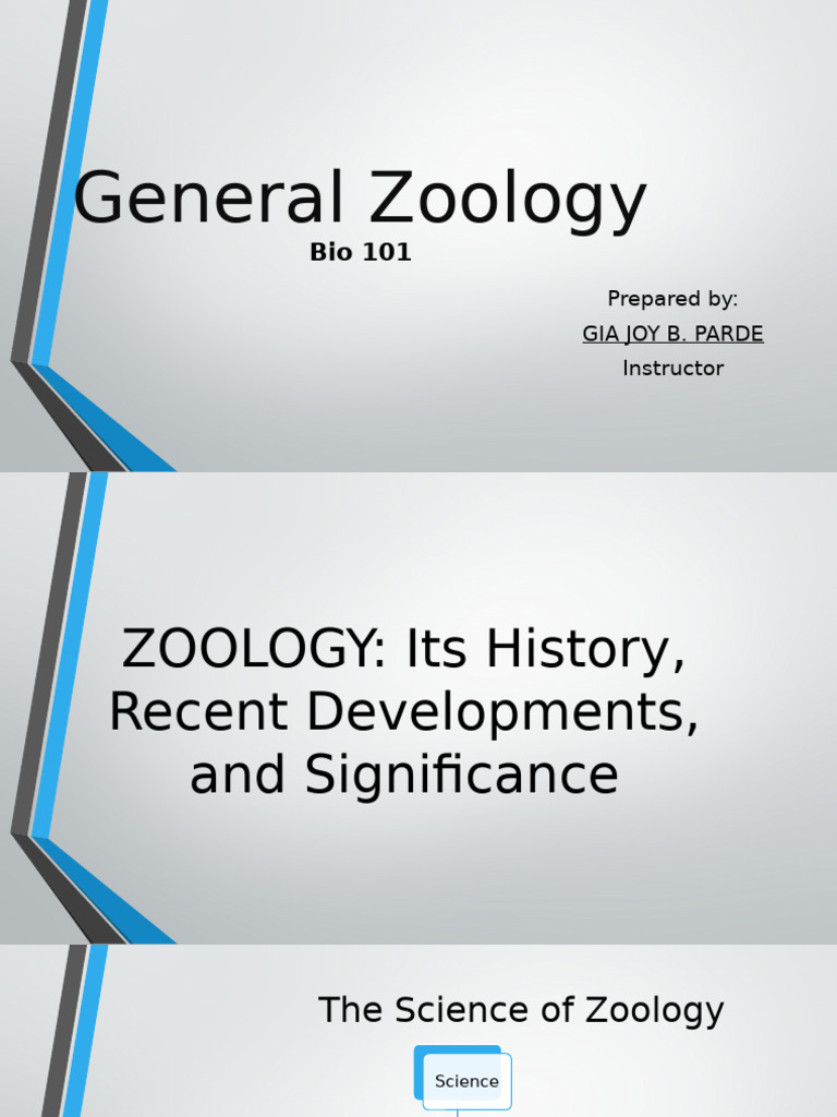 Introduction To Zoology | PDF | Zoology | Science & Mathematics