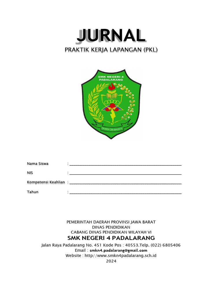 Jurnal PKL Te 2024 | PDF