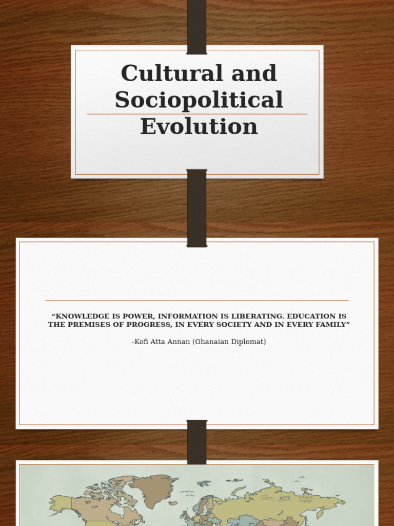 Cultural and Sociopolitical Evolution W | PDF