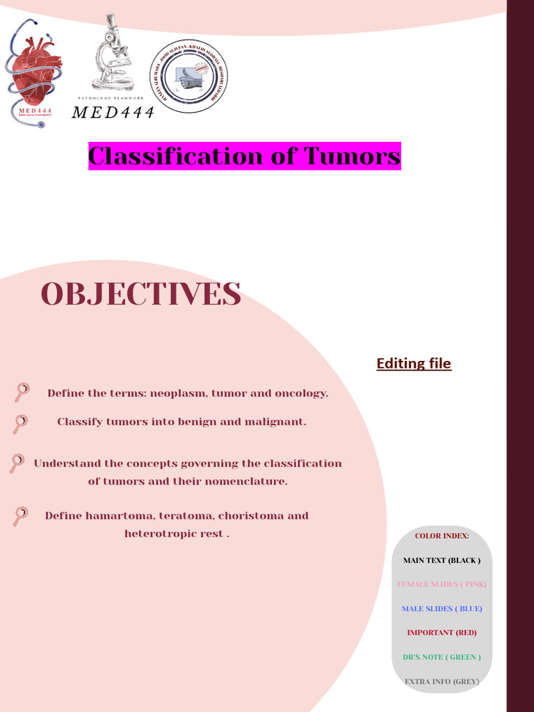 L11) classification of tumors | PDF