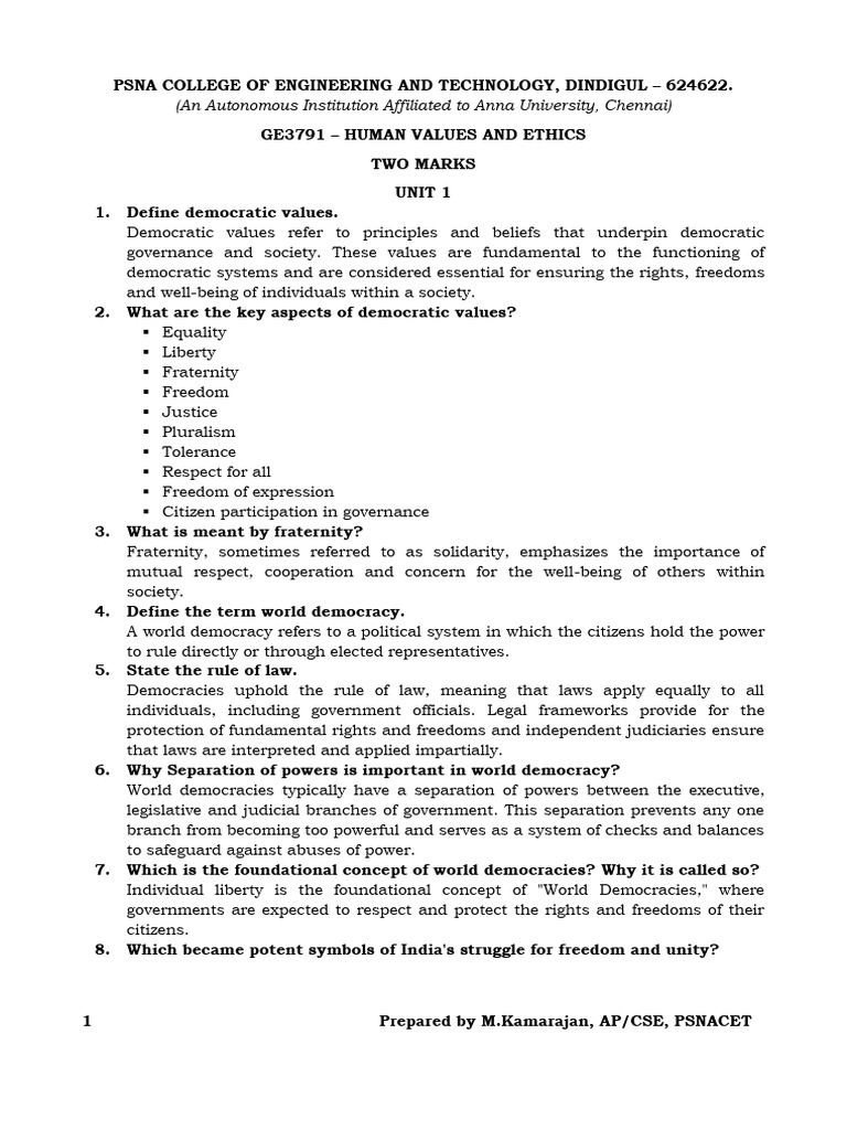 Two Marks - HVE | PDF