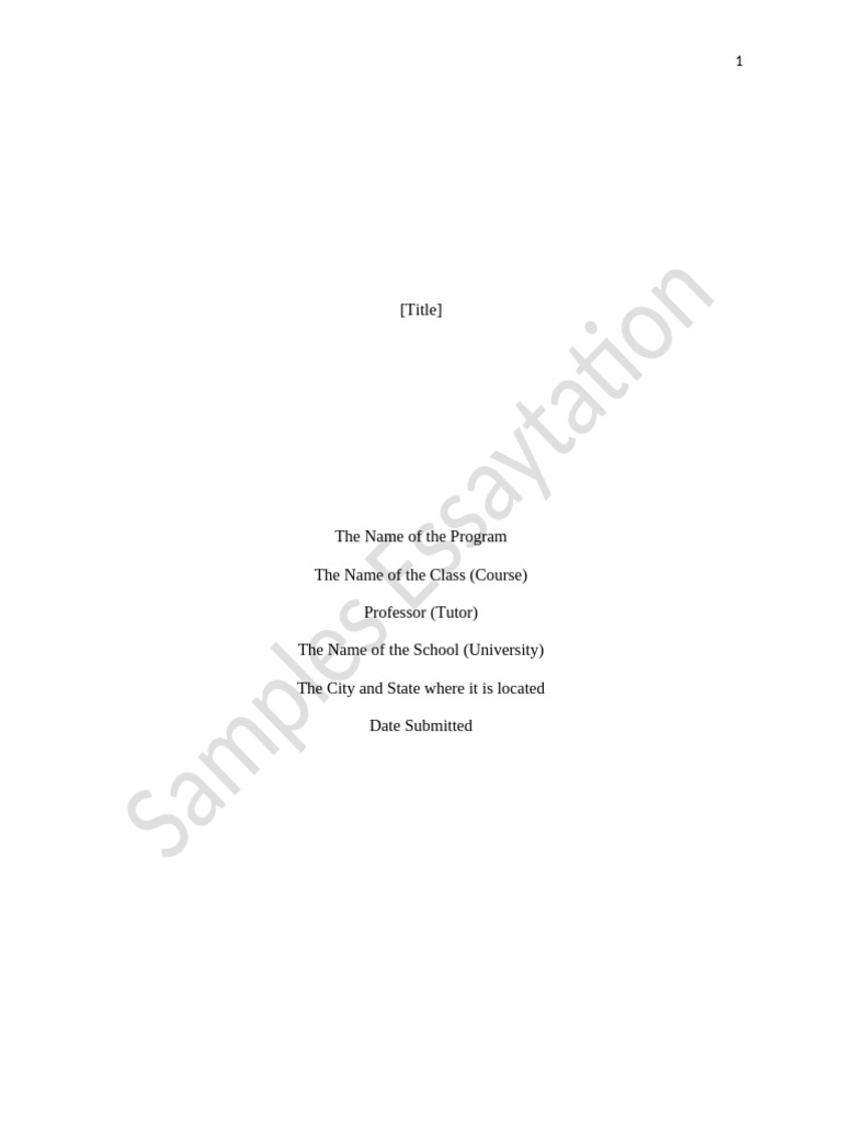 Health assignment | PDF