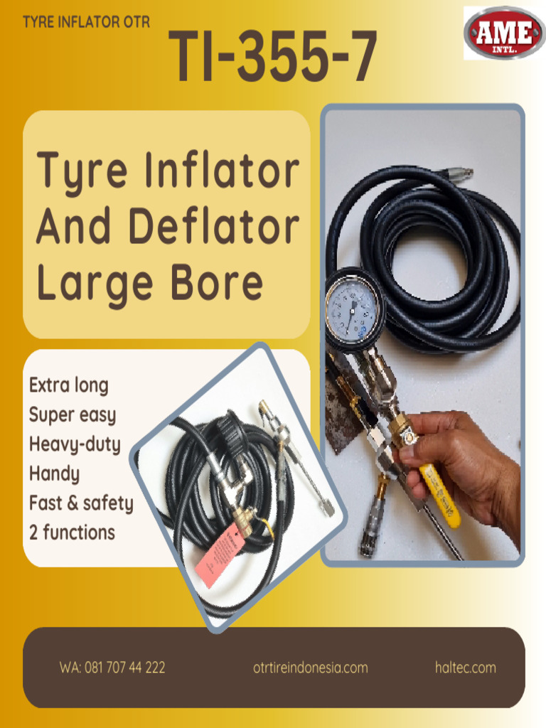 TI-355-7 Tire Inflator Large Bore | PDF