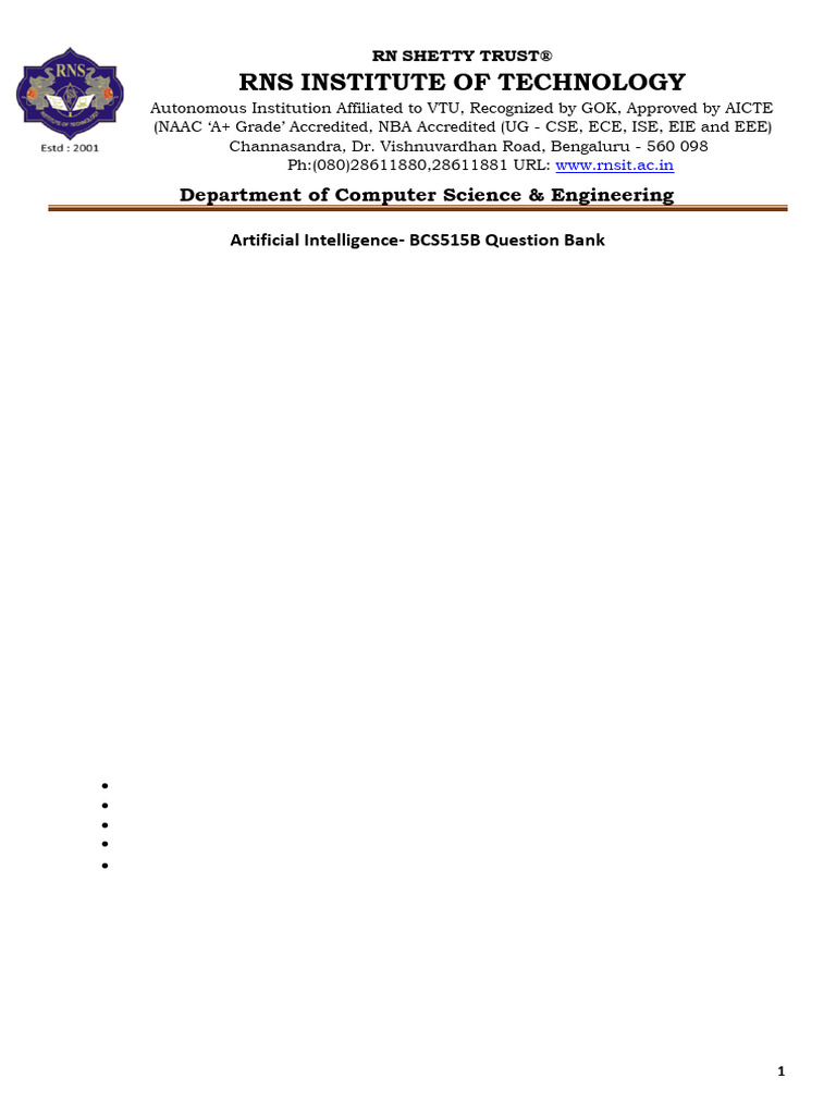 AI BCS515B QB' With You | PDF