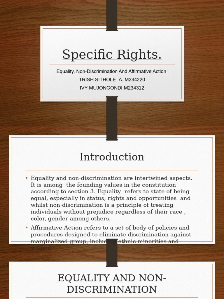 Specific Rights-1 | PDF