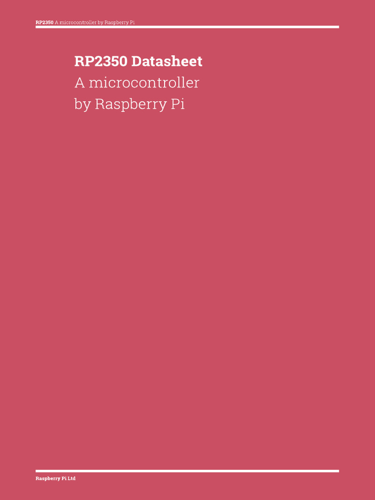 rp2350-datasheet | PDF