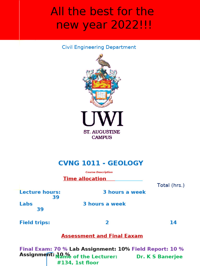1st Lecture - Lecture | PDF