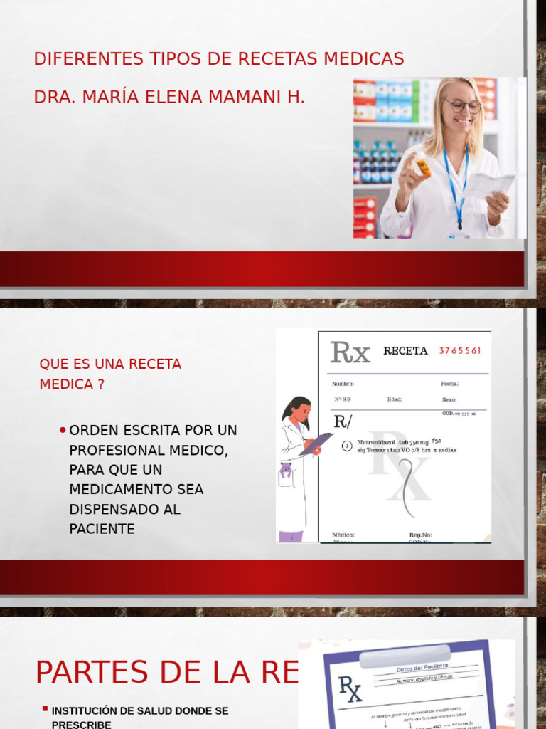 Tipos de Recetas | PDF