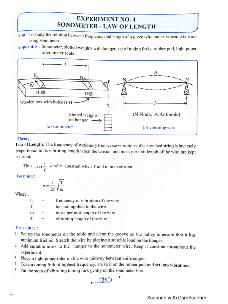 XII Phy Practicals - I | PDF