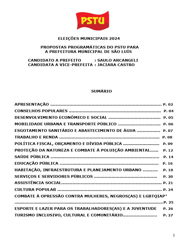 Programapstu Saulo&Jaciara 2024 | PDF