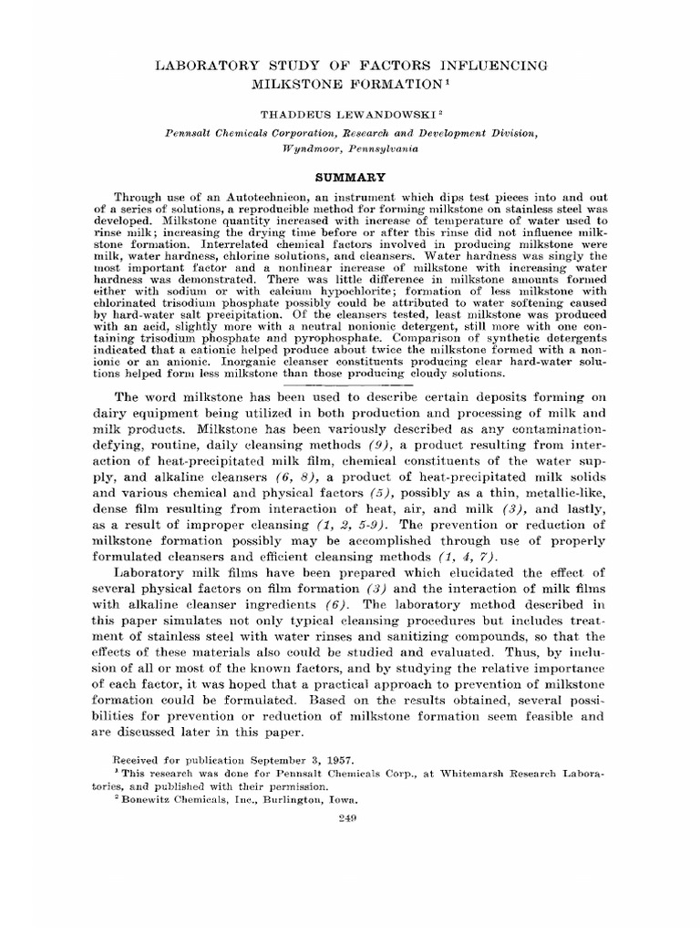 249 Milkstone Formation BN | PDF
