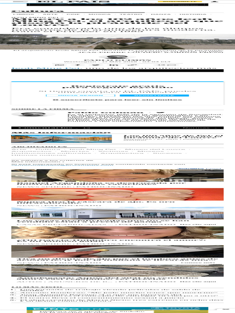 Muere A Los 102 Años Ieoh Ming Pei, El Arquitecto Que Diseñó La Pirámide Del Louvre Cultura EL ...