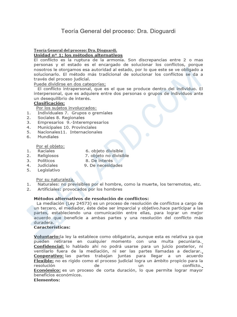 Teoria General Del Proceso Pdf