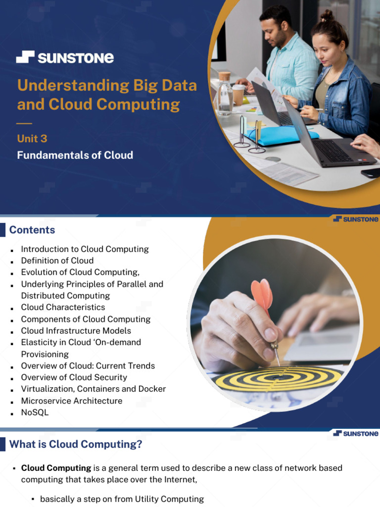 Understanding Big Data and Cloud Computing: Unit 3 | PDF
