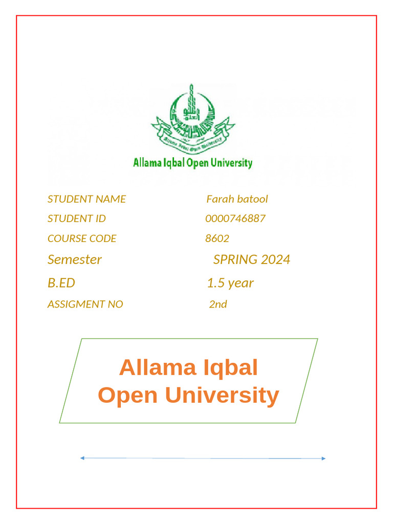 (8602) 2nd Assignment 3-1 | PDF