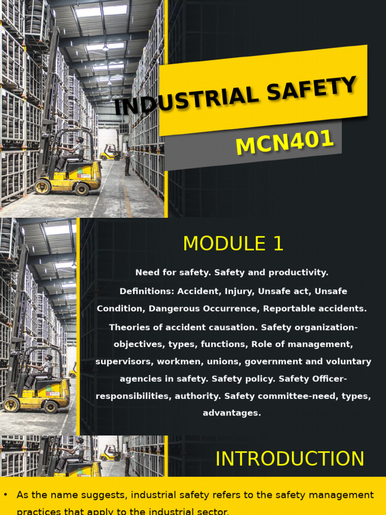 Industrial Safety | PDF