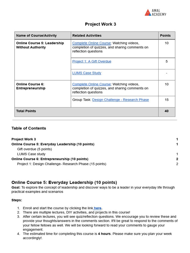 Project Work 3 - B301 | PDF
