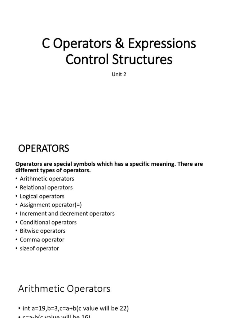 Chapter2(C Programming) (1) (1) | PDF Chapter2(C Programming) (1) (1) | PDF