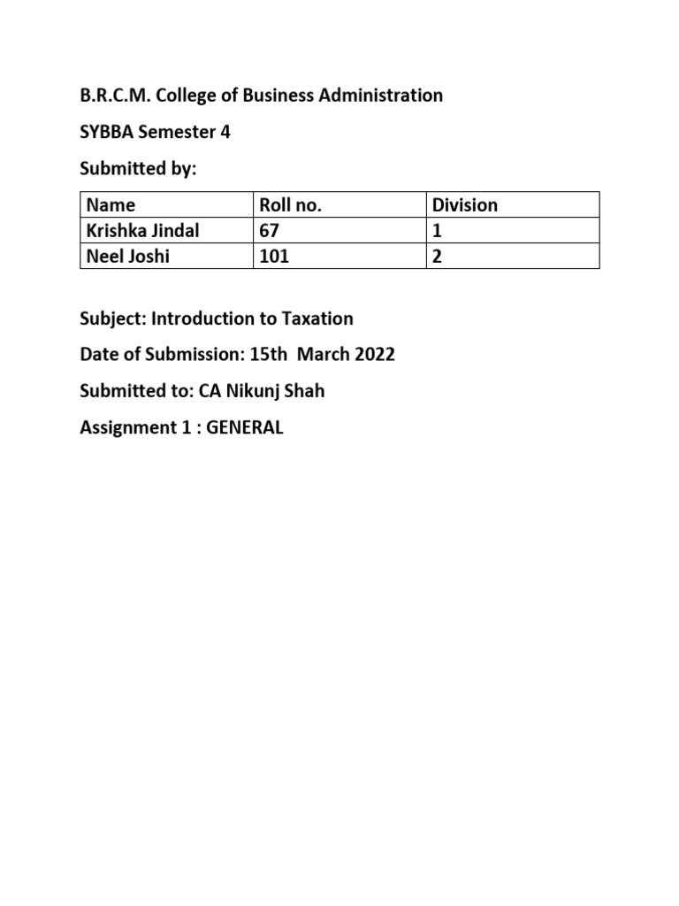 Nikunj Sir Assignment | PDF