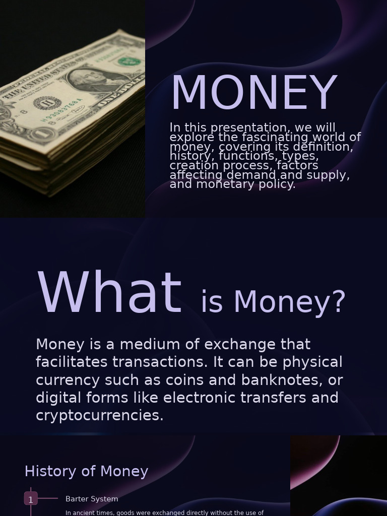 Money Appliedeconomics | PDF