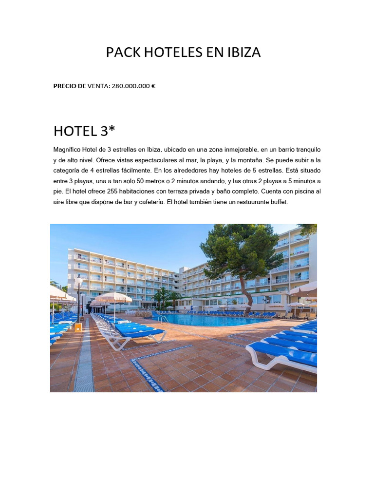 CADENA HOTELERA EN IBIZA | PDF