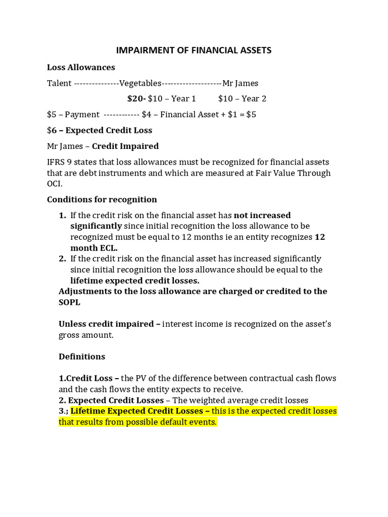 Impairment of Financial Assets-1 | PDF | Bonds (Finance) | Law