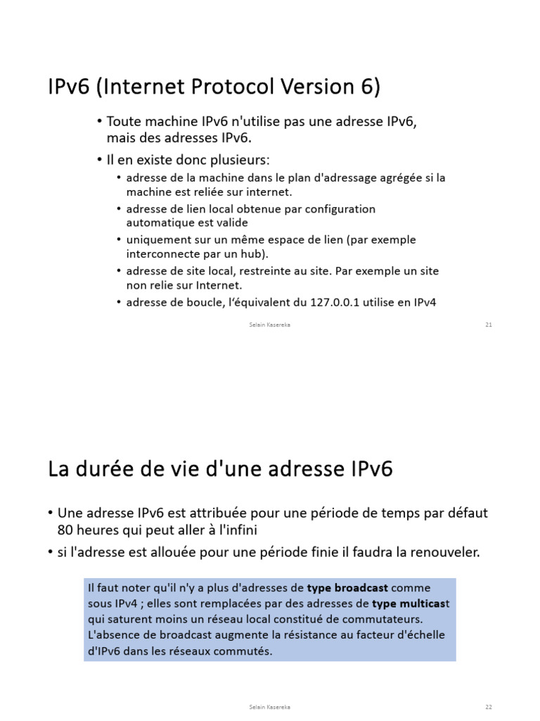 IPv6 - Selain | PDF