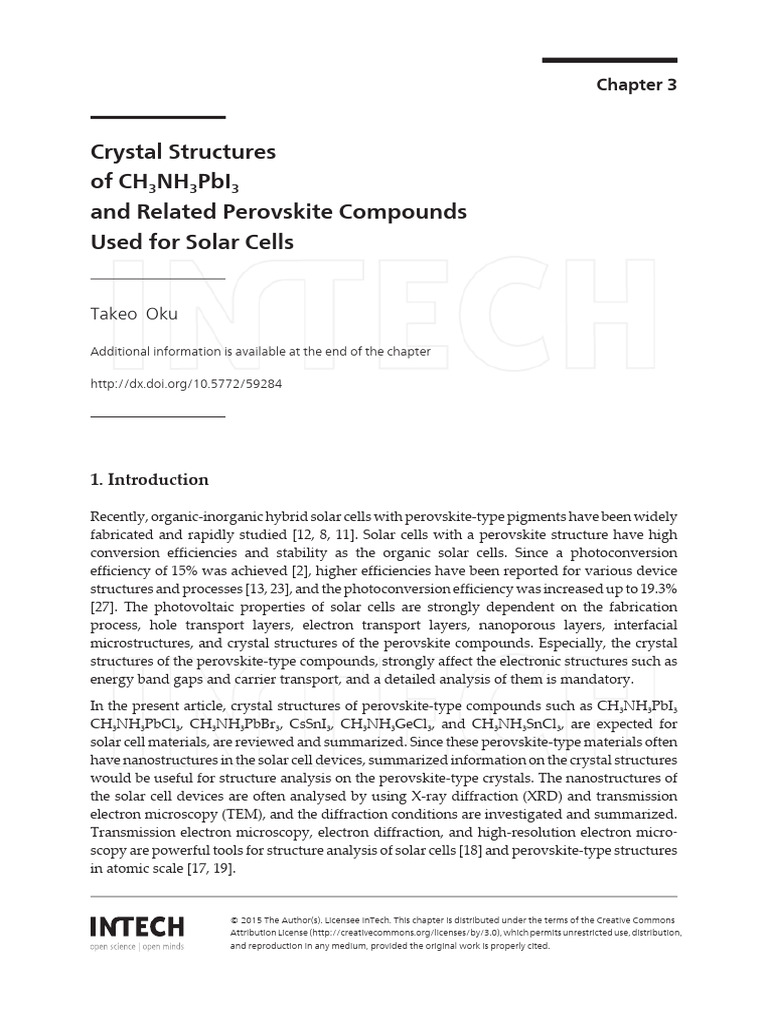 Crystal Structures | PDF