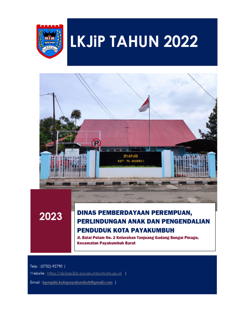 Lkjip Dinas Pemberdayaan Perempuan Dan Perlindungan Anak 2022 | PDF