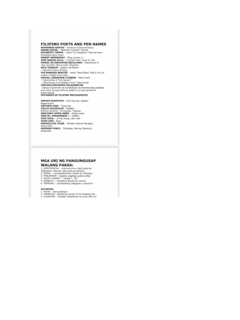 Filipino Poets | PDF