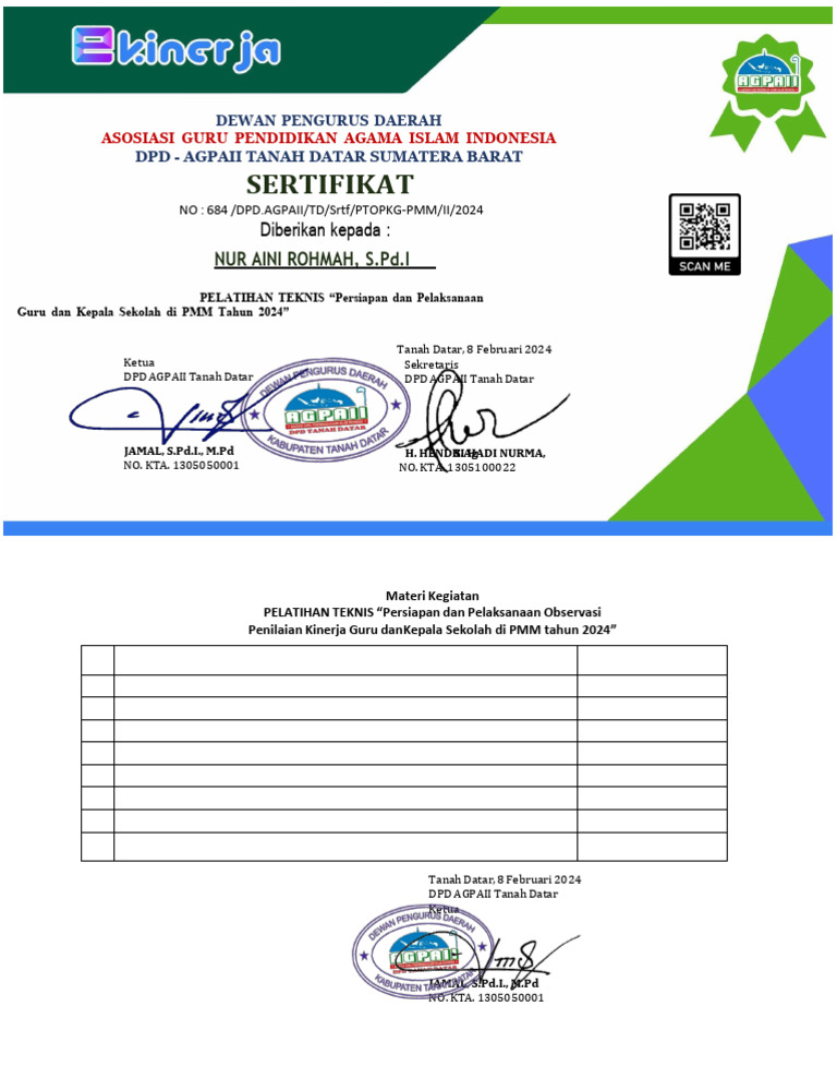 Nur Aini Rohmah 3 | PDF