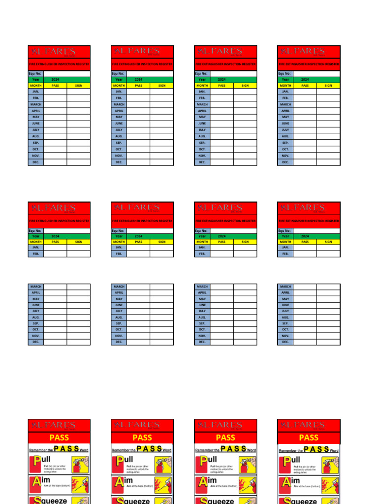 FIRE FIGHTING TAG-1 AL Fares | PDF