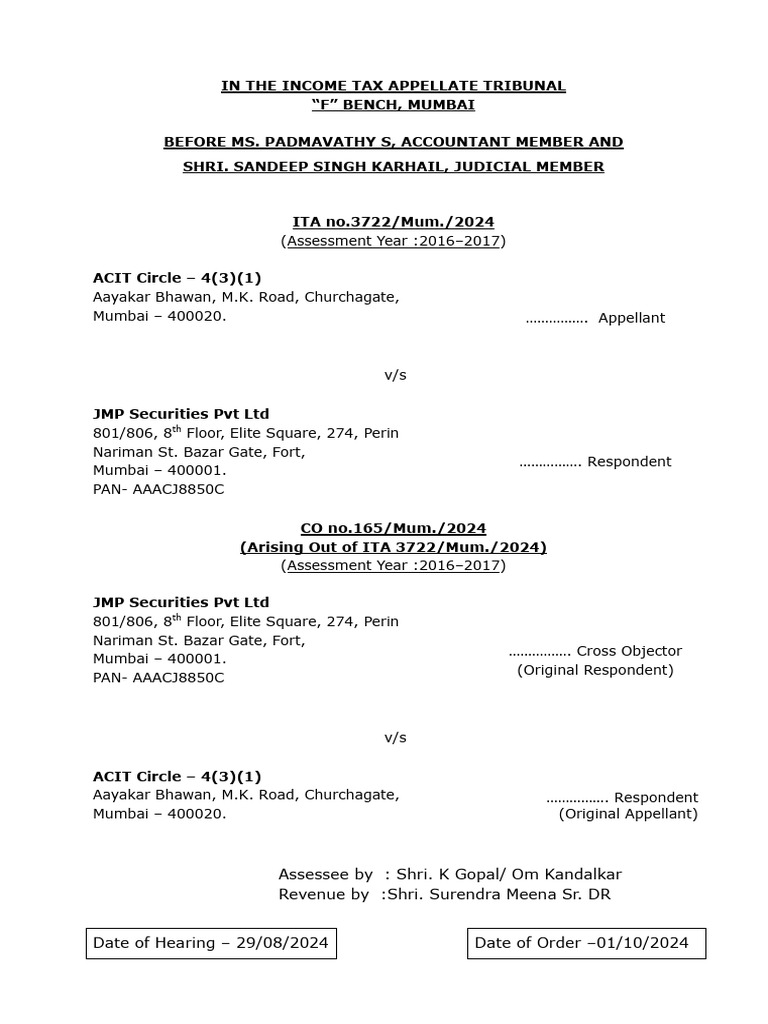 Mum Itat On 151 Approval | PDF