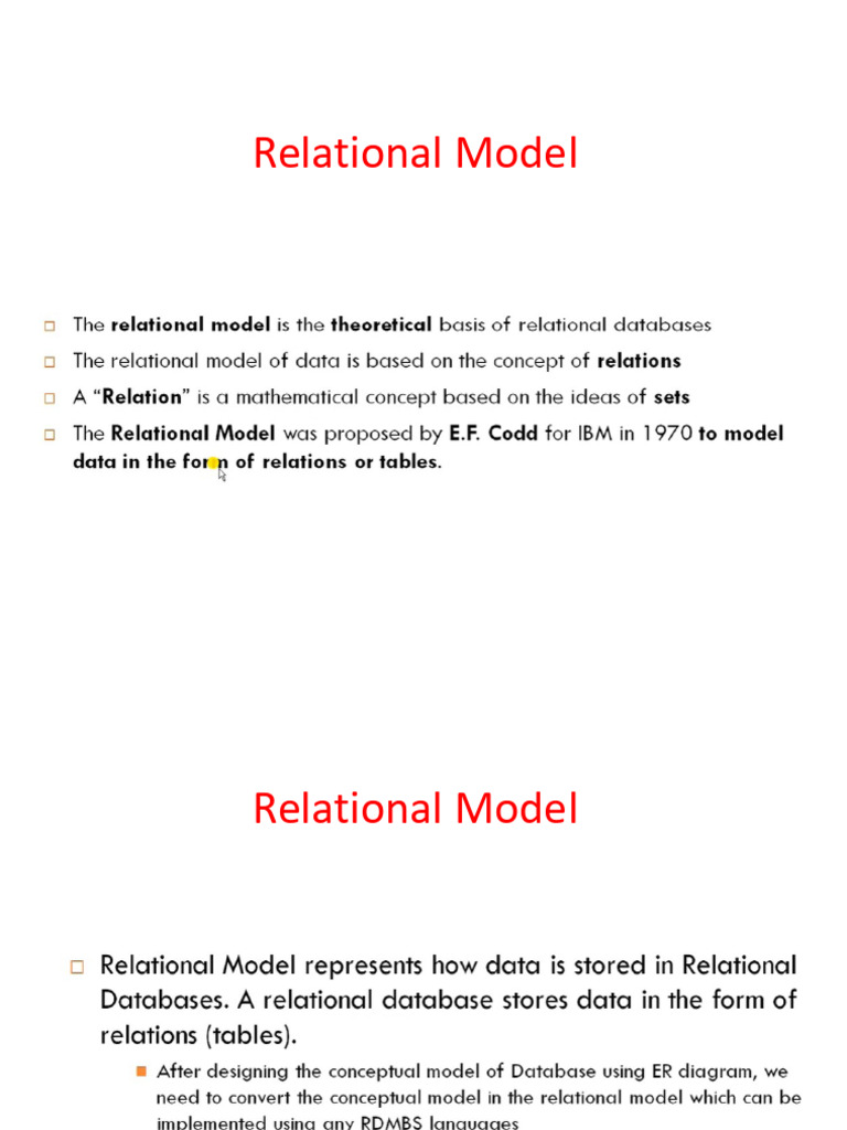 2 Relational Models | PDF