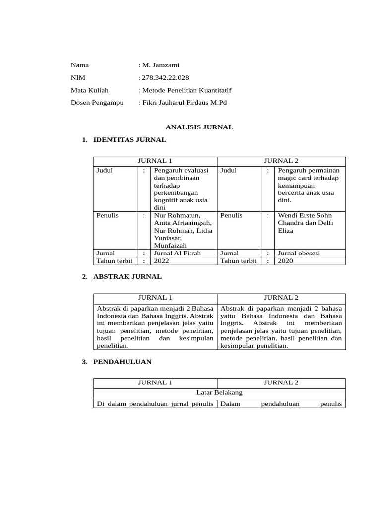 Tugas M.jamzami | PDF