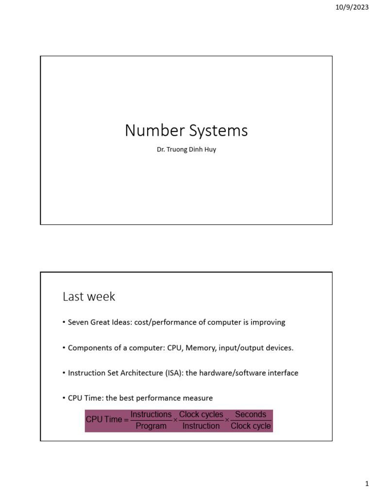 Chapter 2 Number System | PDF