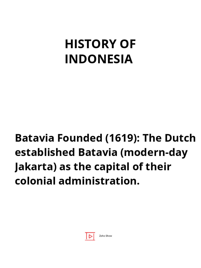 Batavia Founded | PDF