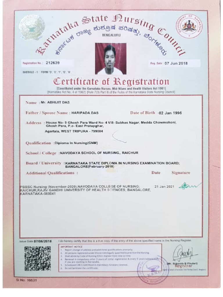 Registration certificate | PDF