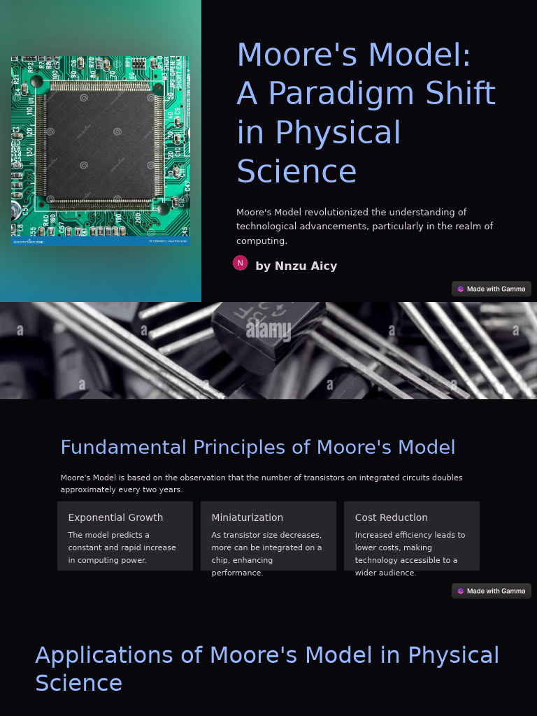 Moores Model A Paradigm Shift in Physical Science | PDF