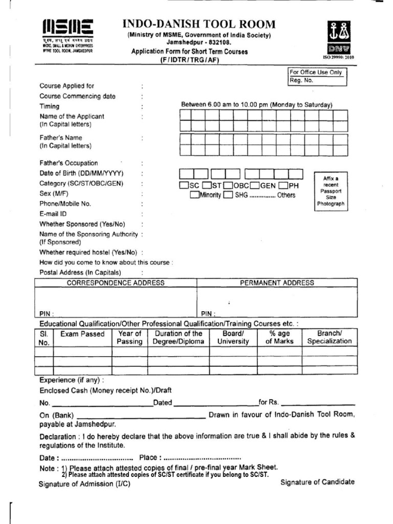 App Form | PDF
